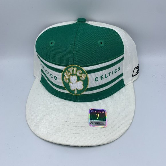 Reebok | Accessories | Boston Celtics 6 34 Nba Reebok Hat Fitted Cap ...